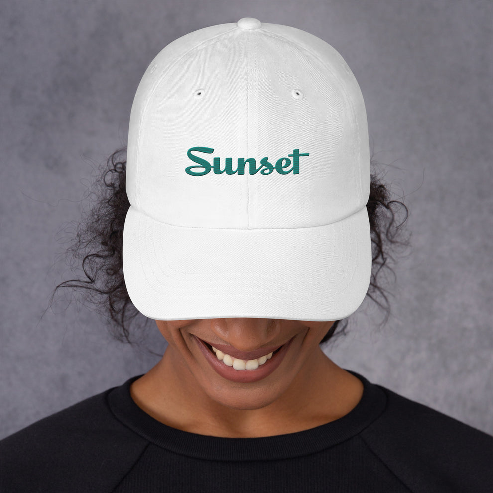 Sunset Teal Dad hat – The Sunset Magazine Shop